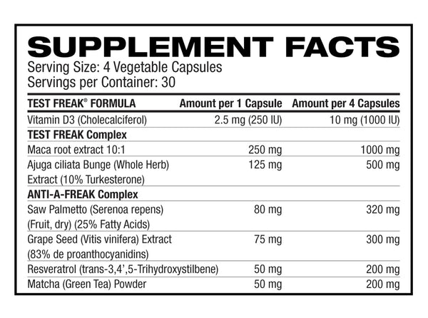 Pharmafreak Test Freak Gold Edition Test Booster | ASN.co.nz - ASN Online
