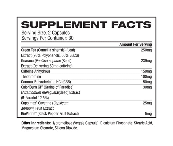 Raw Nutrition Essential Fat Burner | ASN.co.nz - ASN Online
