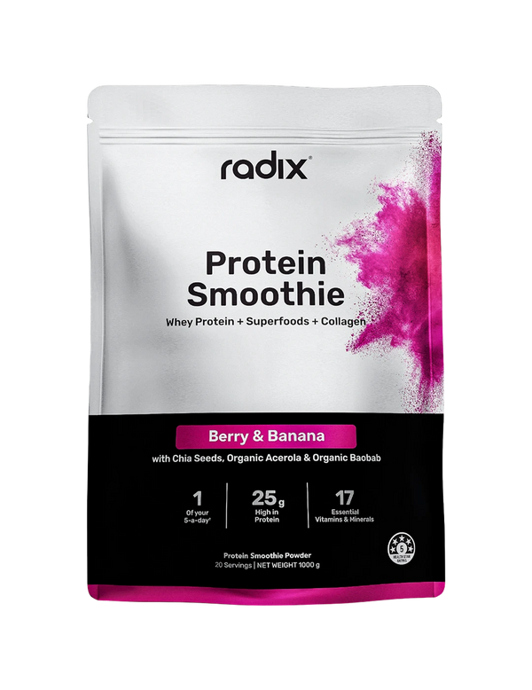 Radix Nutrition Whey Protein Smoothies | ASN.co.nz - ASN Online