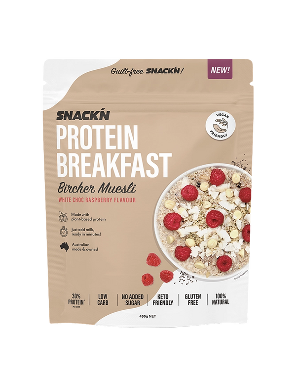 Snackn Protein Breakfast Bircher Muesli | ASN.co.nz - ASN Online