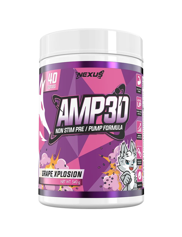 Nexus AMP3D Non-Stim Pre-Workout | ASN.co.nz - ASN Online